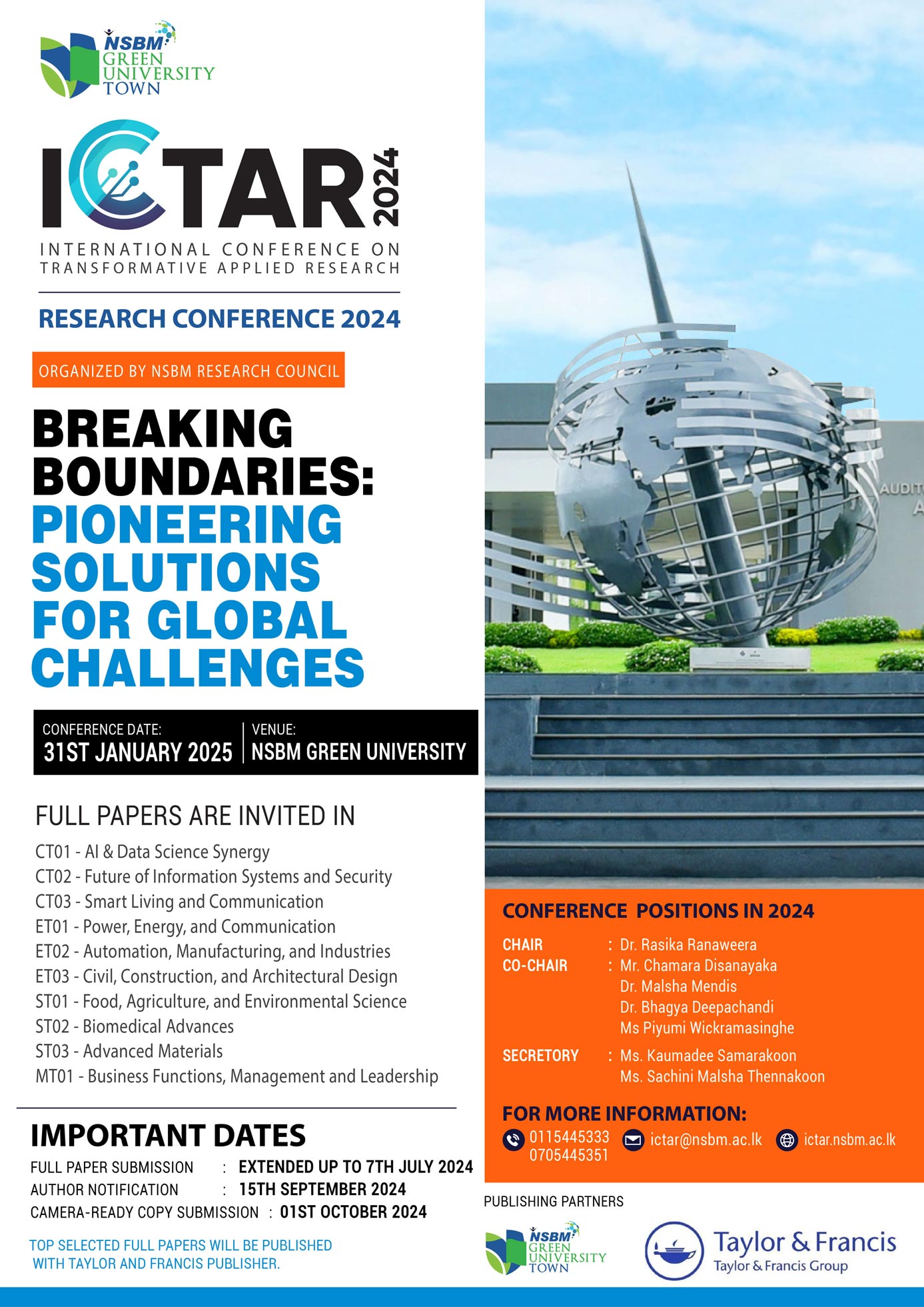 ICTAR 2024 | NSBM
