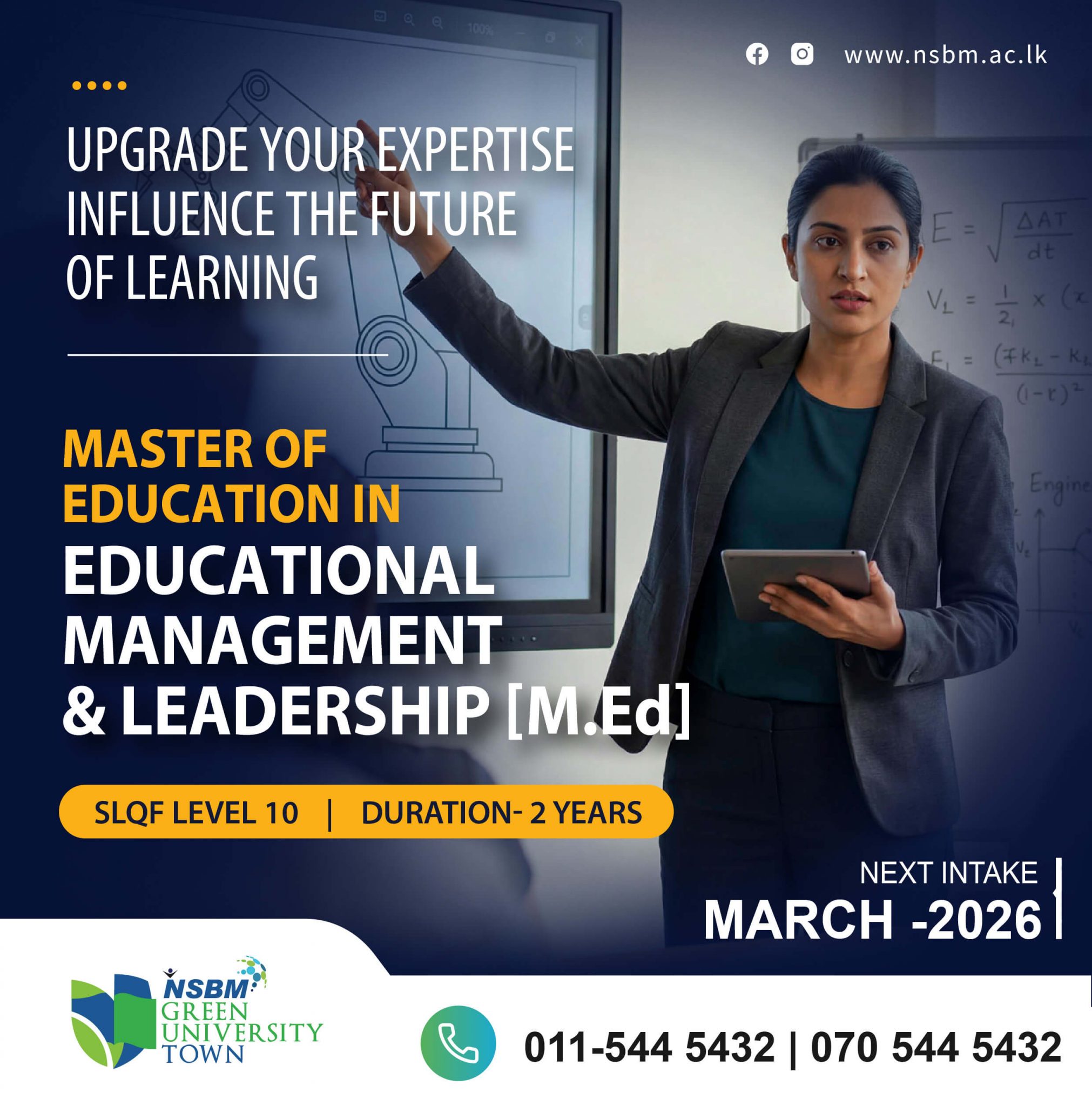 Master of Education in Educational Management & Leadership [M.Ed] | NSBM